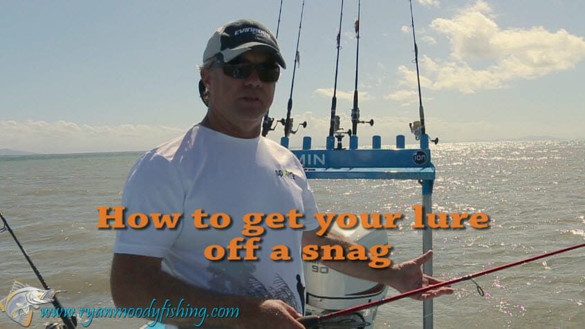 Best way to get lures off snags - Ryan Moody Fishing
