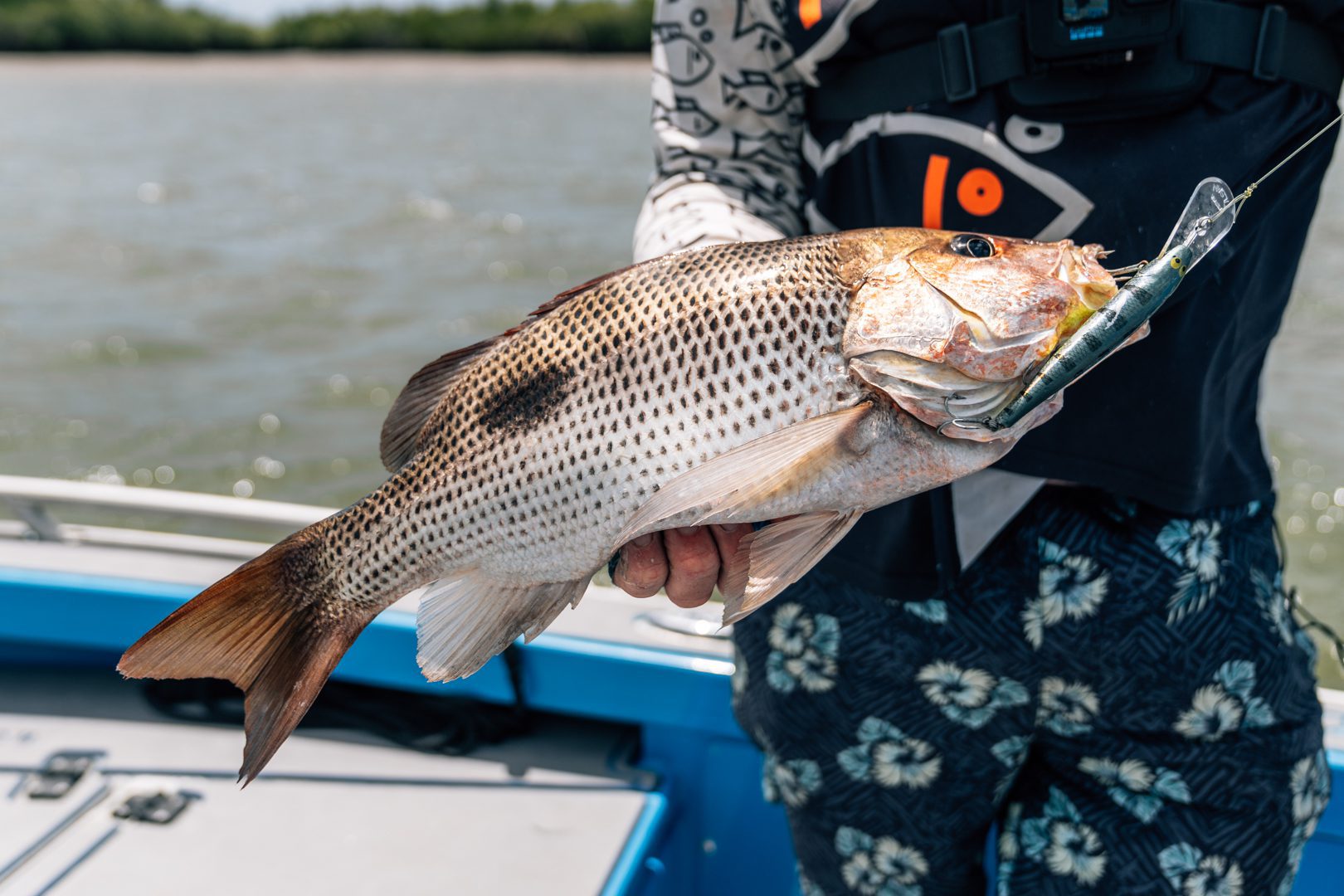 Barra tactics for rough weather - Ryan Moody Fishing