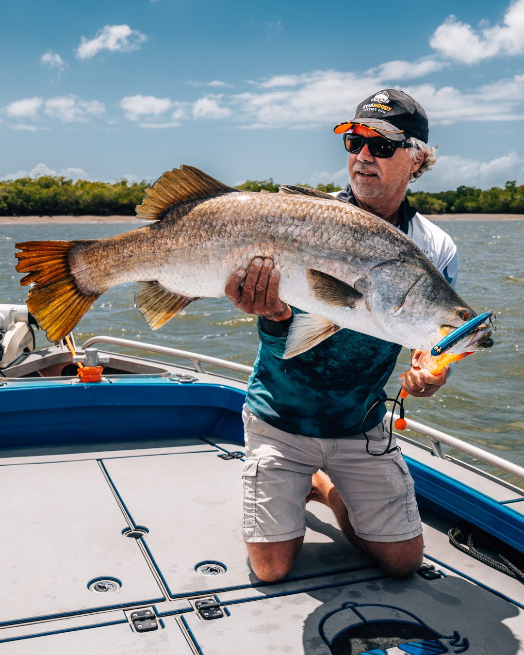 Barra tactics for rough weather - Ryan Moody Fishing